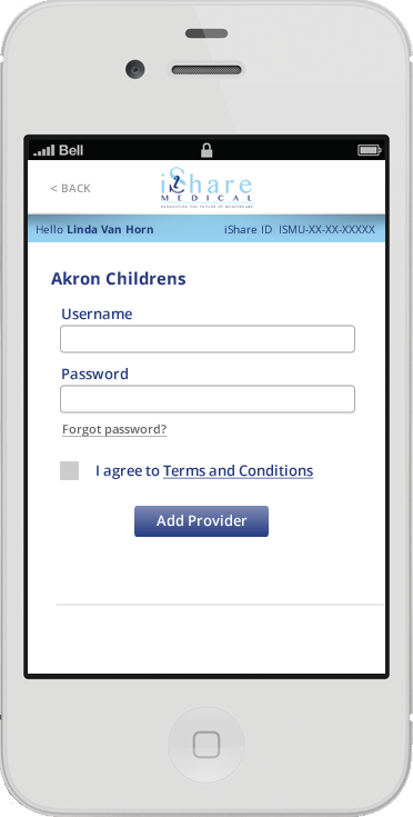 Mobile-LoginProvider2 - iShare Medical